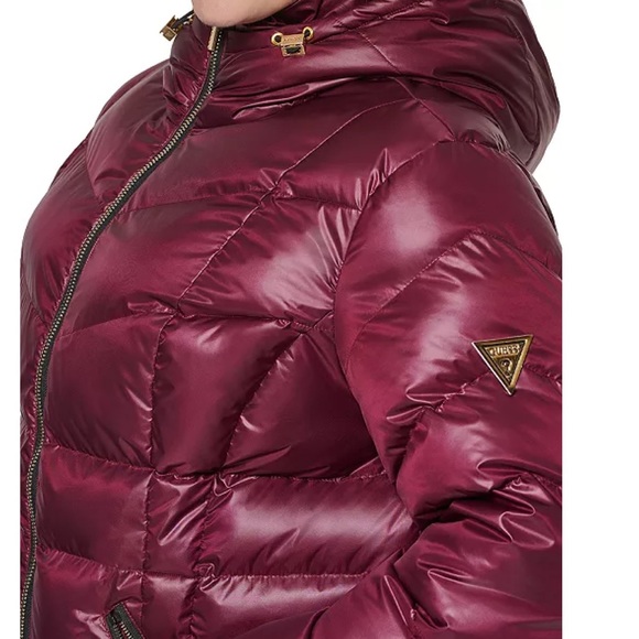 Guess | Jackets & Coats | Nwt Guess Plus Size Women Puffer Coat Hooded ...
